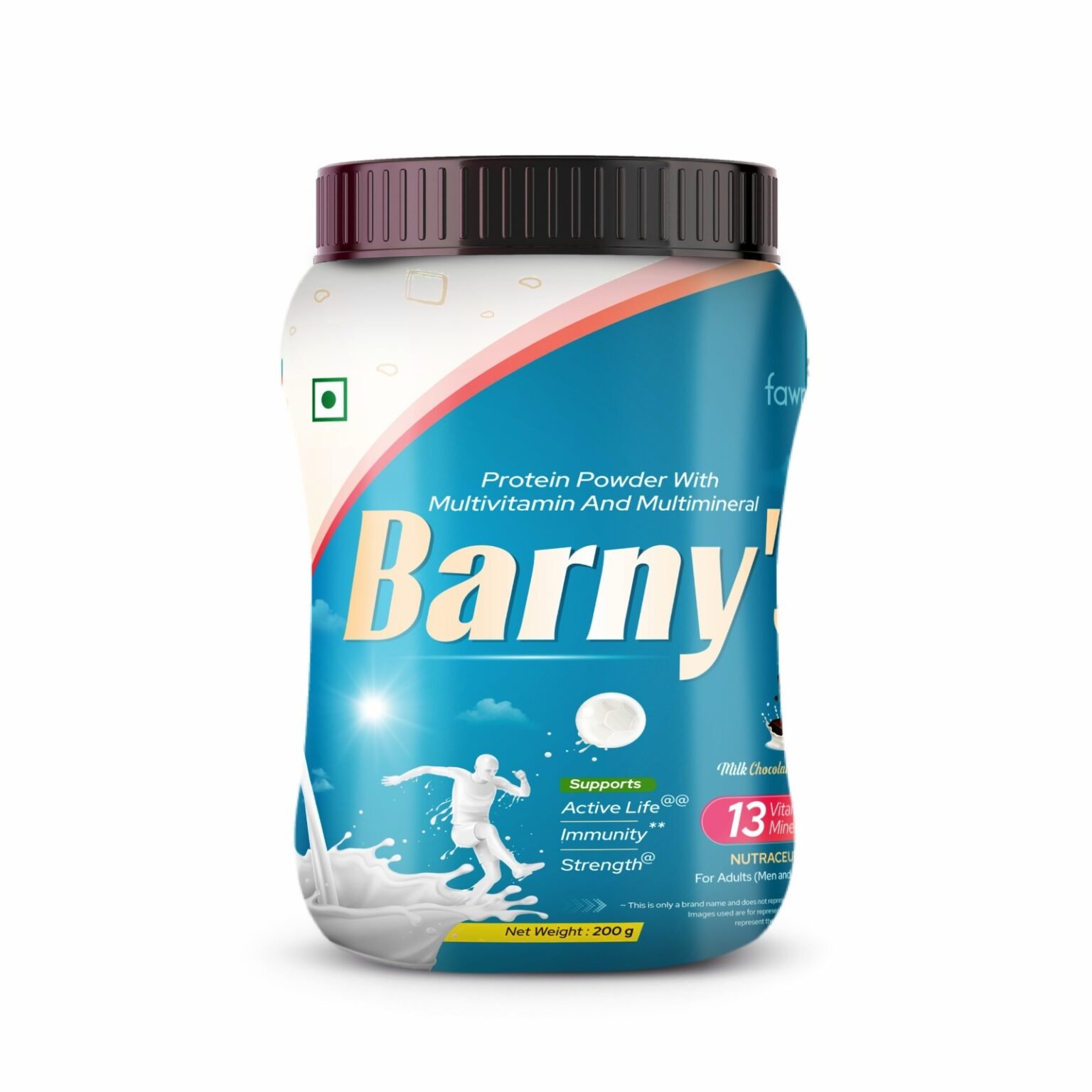 Protein Powder with Multivitamin & Multimineral Milk Chocolate Flavour