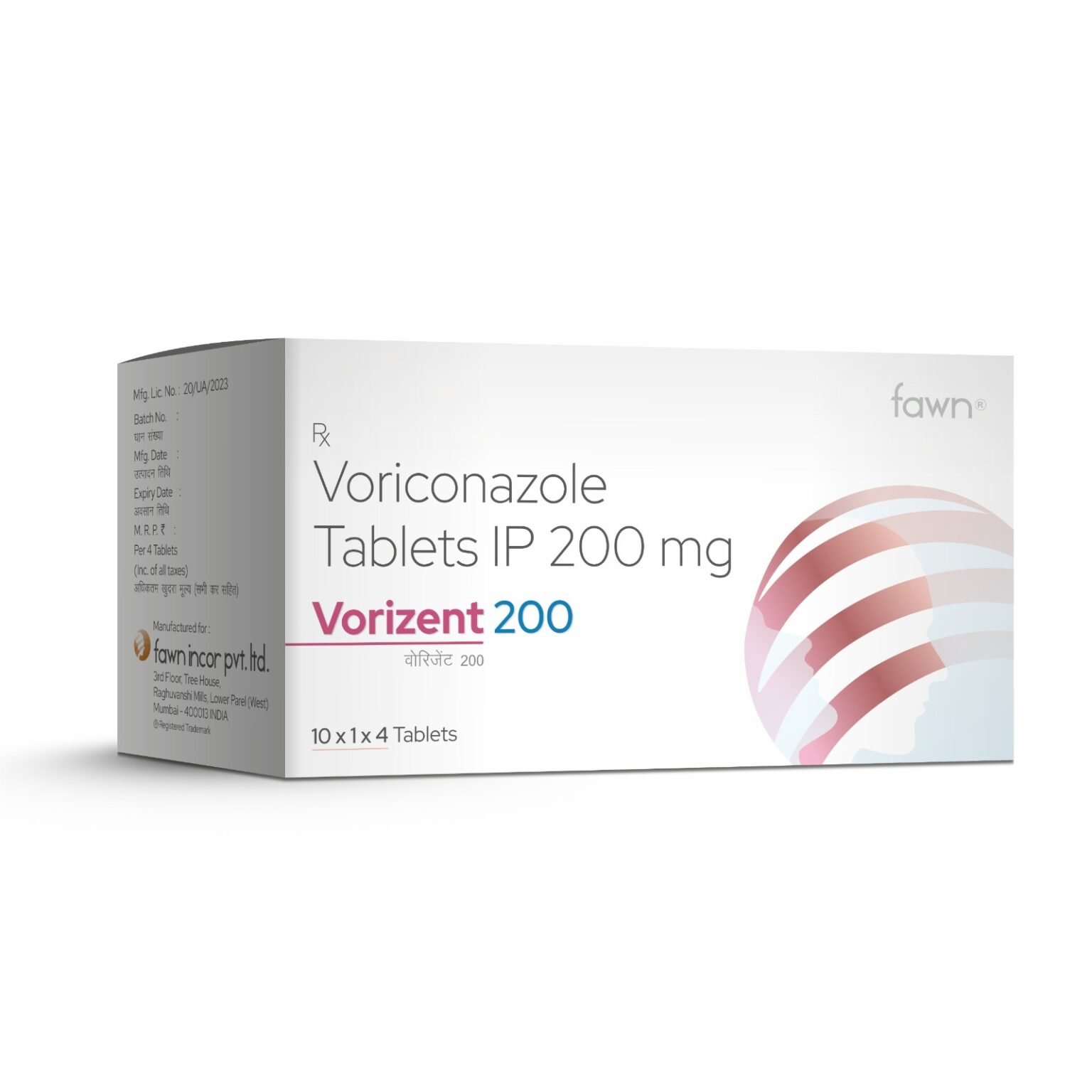 Voriconazole Tablets IP 200 mg | Fawn Incor